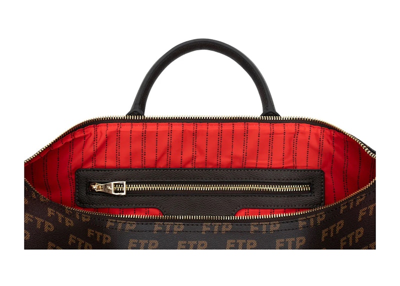 FTP Logo Repete Duffle Bag Brown - FW24 - US