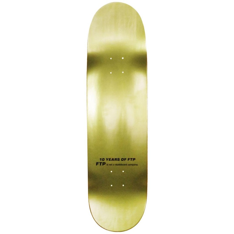 FTP Logo Skateboard Deck Gold - FW19 - US