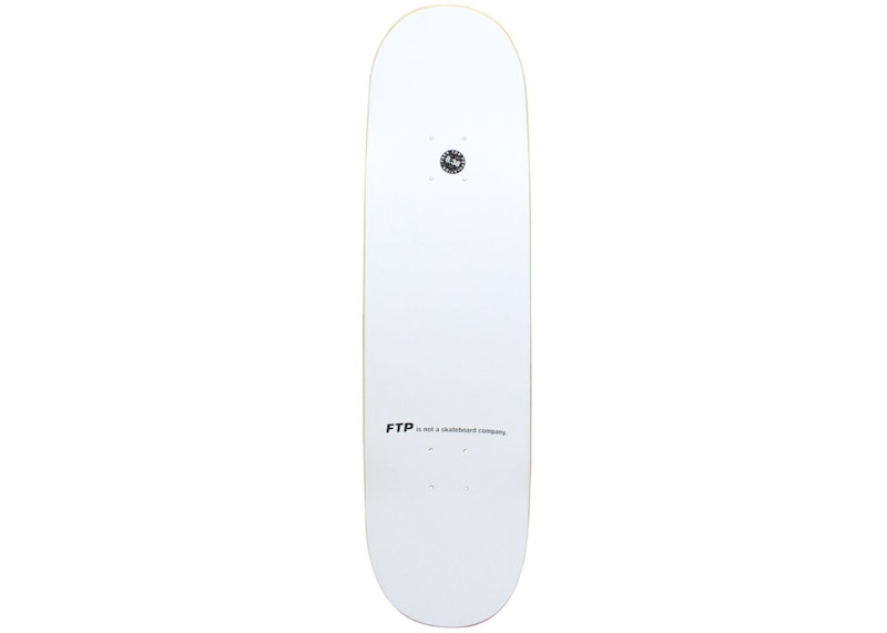 FTP Logo Skateboard Deck White/Black - SS21 - US
