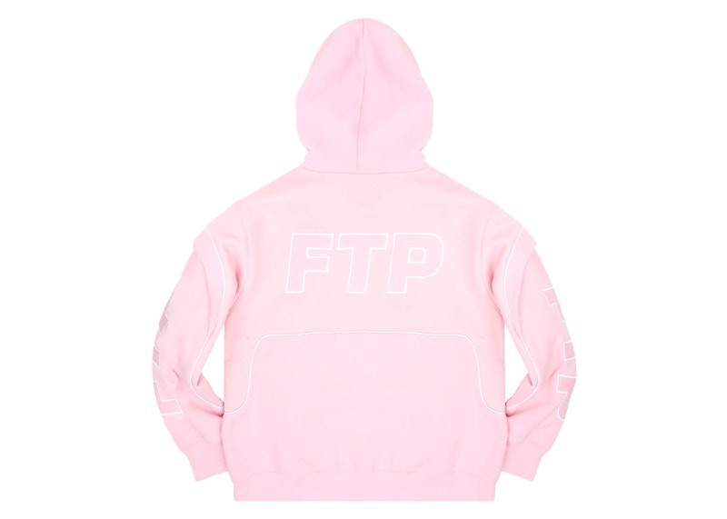 FTP Mesh Piping Logo Pullover Pink Men's - FW23 - US
