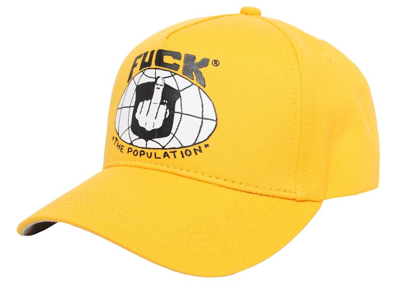 FTP Middle Finger 5-Panel Yellow Men's - FW21 - US