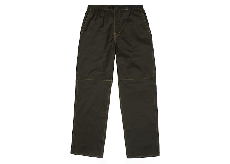 FTP Nylon Ripstop Convertible Pant Olive Men's - FW21 - US