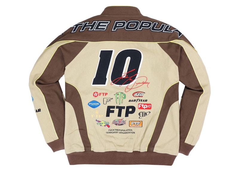FTP Pitcrew Jacket Tan Men's - SS23 - US