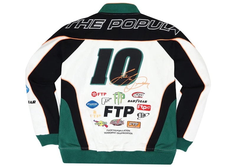 FTP Pitcrew Jacket White Men's - SS23 - US