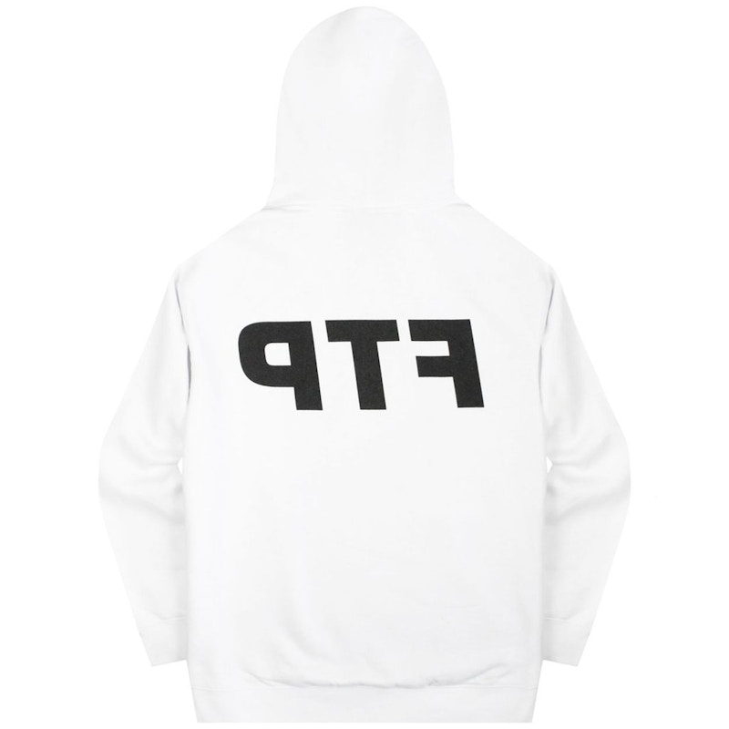 FTP Reverse Logo Pullover White Men's - FW18 - US