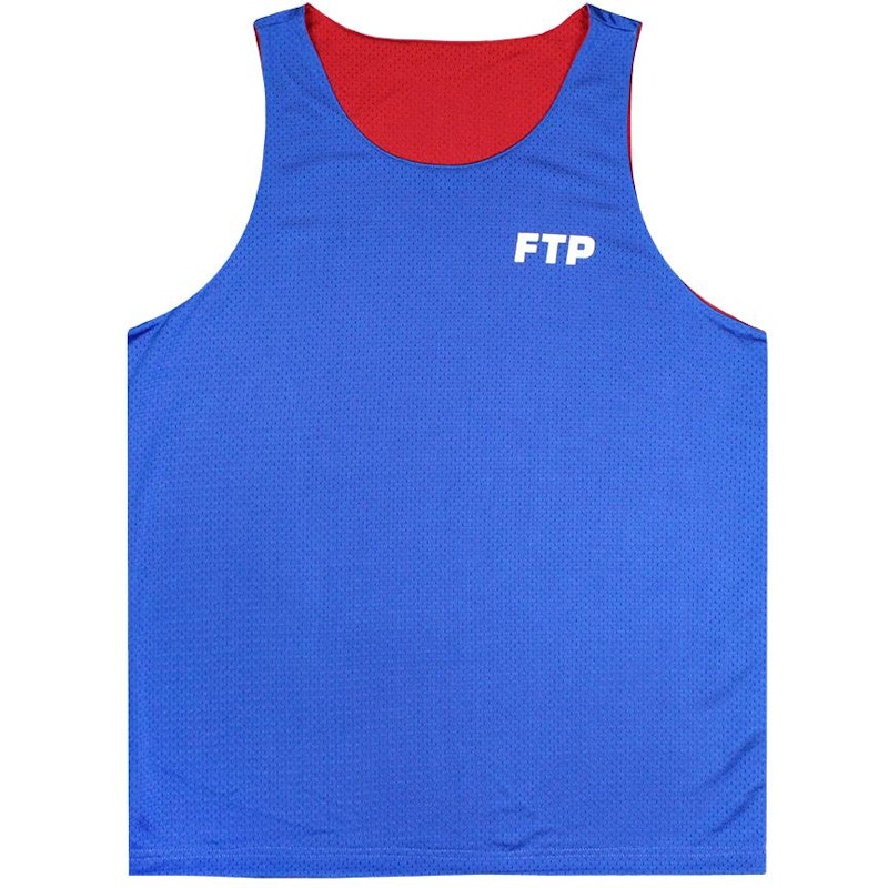 FTP Reversible Mesh Basketball Jersey Red/Blue Men's - FW19 - US