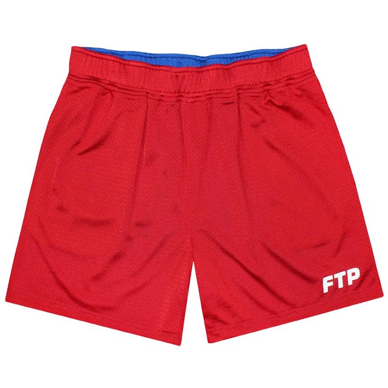 FTP Reversible Mesh Basketball Shorts Red/Blue Men's - FW19 - US