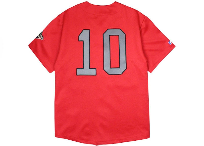 FTP Script Baseball Jersey Red Men's - SS21 - US