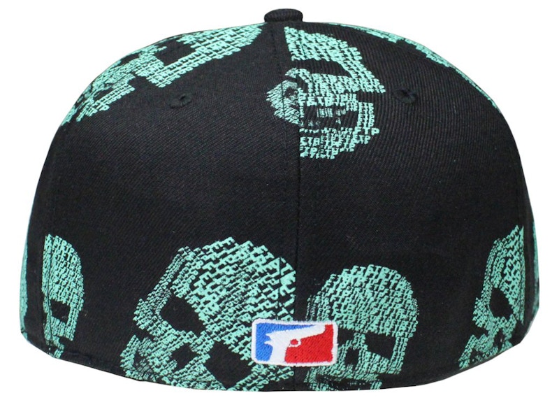 FTP Skull Fitted Hat Black Men's - SS21 - US