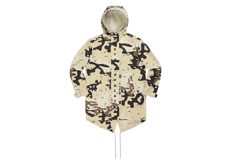 FTP Spell Out Fishtail Parka Desert Camo Men's - SS24 - US
