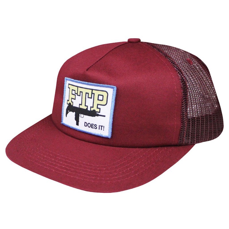 FTP Uzi Trucker Hat Cardinal - SS19