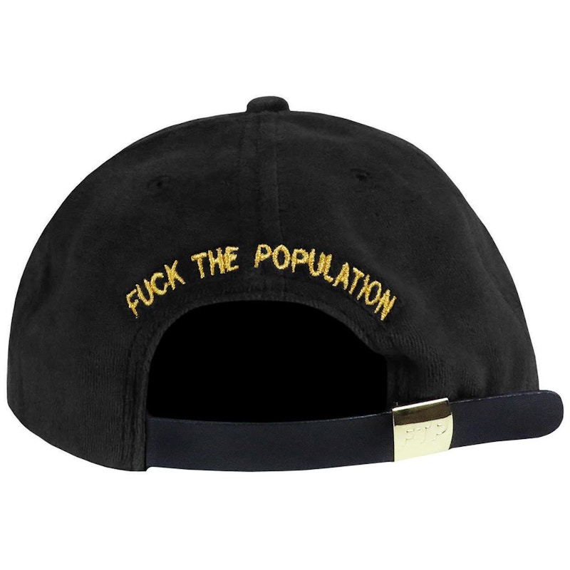 FTP Velour Logo 6 Panel Black - SS20 - US