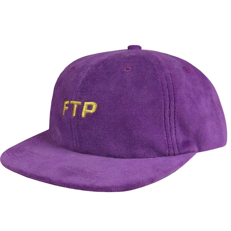 FTP Velour Logo 6 Panel Purple - SS20 - US