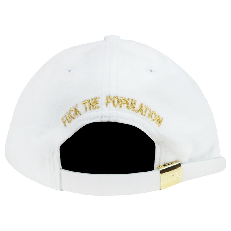 FTP Velour Logo 6 Panel White - SS20 - GB