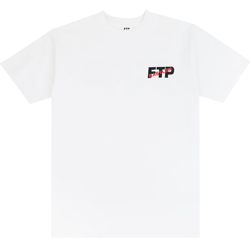 FTP x Babylon Logo Tee White Men's - FW20 - US
