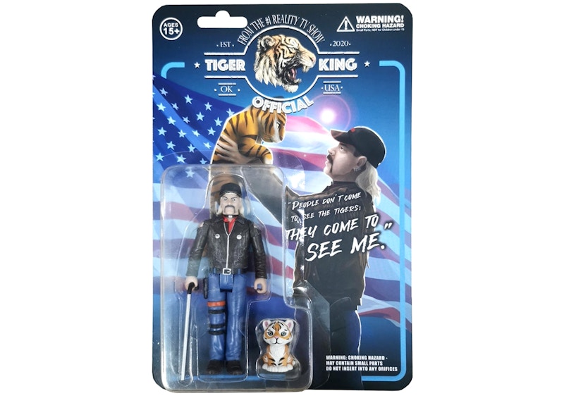 FYE Exclusive Tiger King Joe Exotic Leather Jacket & Tiger Cub Action ...