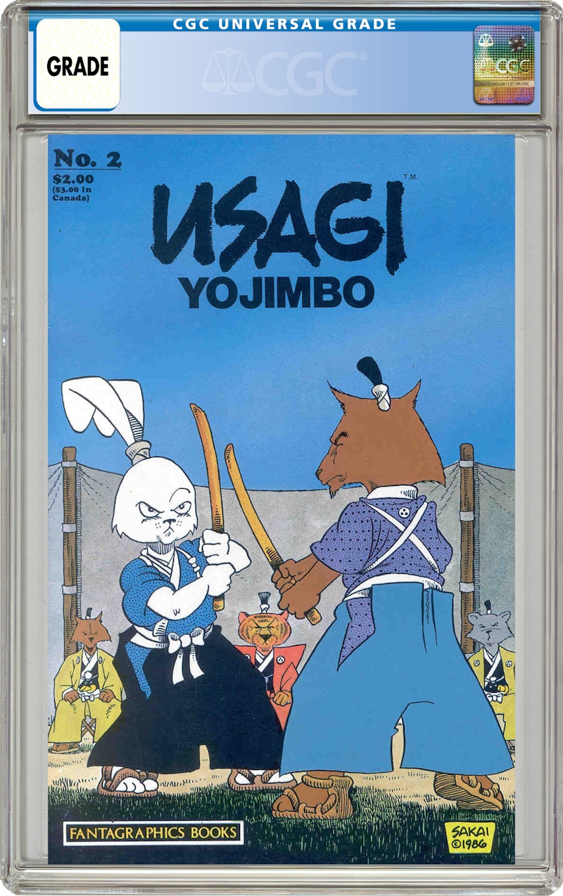Fantagraphics Usagi Yojimbo (1987 1st Series Fantagraphics) #2 Comic Book CGC Graded - MX