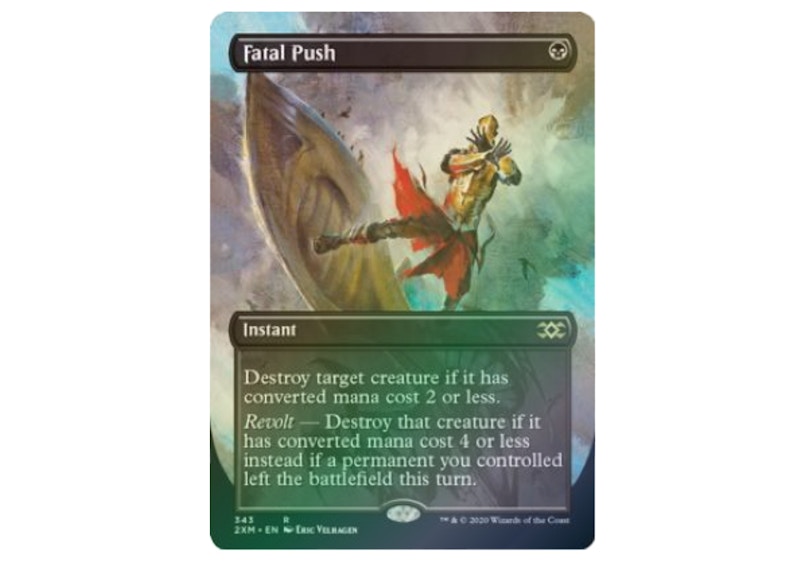 Fatal Push (Foil) (Borderless) Magic: The Gathering TCG Double Masters ...