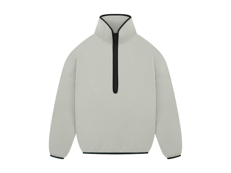 Fear of God Athletics Suede Fleece Half Zip Sesame Men's Fear of God Athletics Suede Fleece Half Zip Sesame Men's