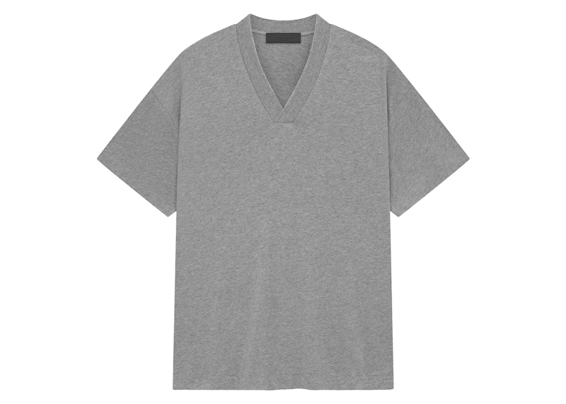 Fear of God Essentials 3-Pack Essential V-Neck Tee Dark Heather Men's ...