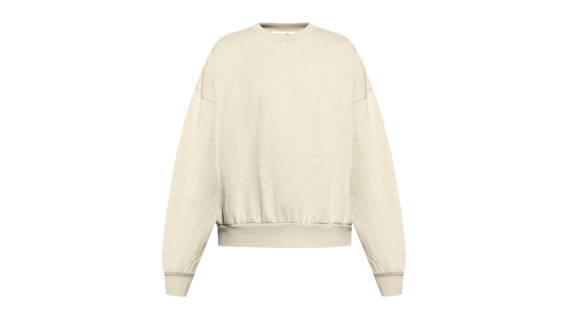 Fear of God Essentials Classic Fleece Crewneck Heather Stone Men's ...
