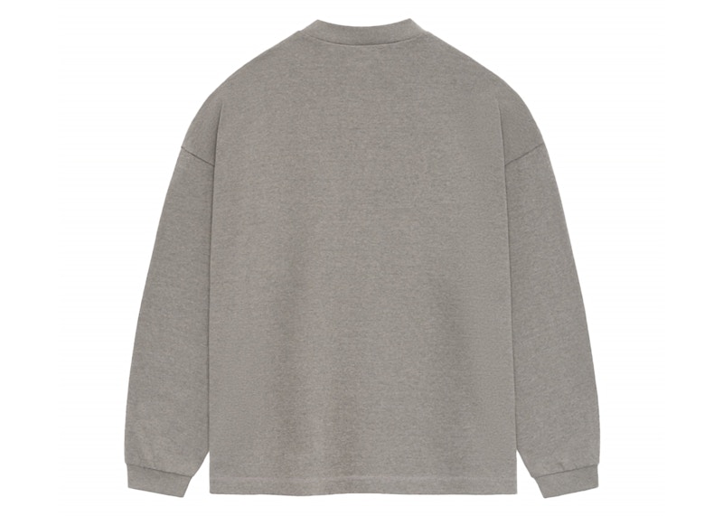 Fear of God Essentials Core Collection L/S Tee Heather Grey Men's ...