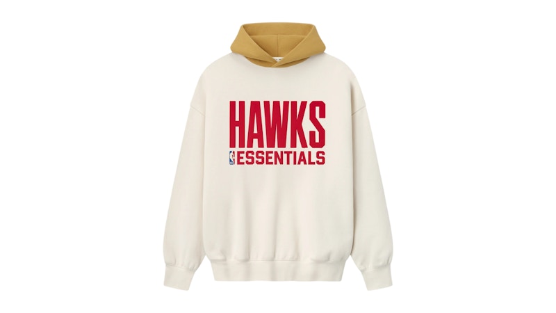 Fear of God Essentials Essentials Hawks Hoodie Cream/Caramel Yellow Men ...