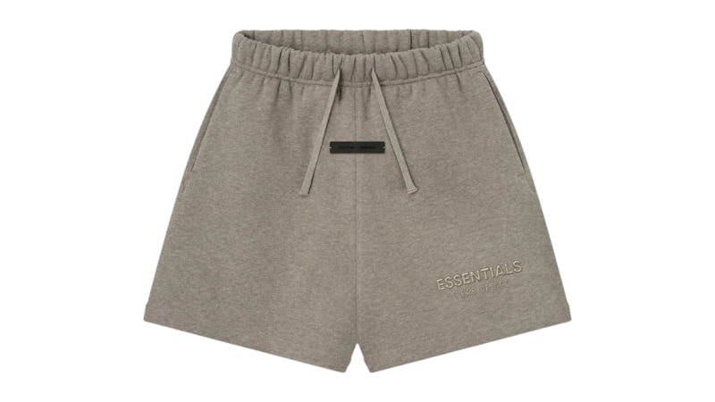 Fear of God Essentials Kids Classic Fleece Sweatshort Homestead Heather ...