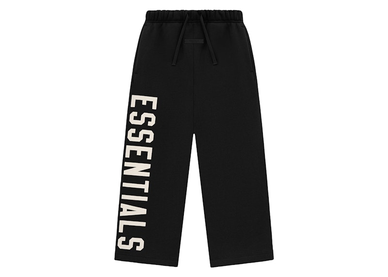 Fear of God Essentials Kids Fleece Relaxed Sweatpant Black - FW24 - US