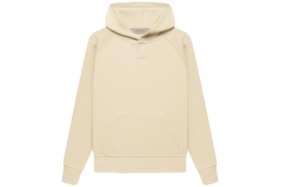 Fear of God Essentials Kids Henley Hoodie Egg Shell - FW22 - CN Fear of God Essentials Kids Henley Hoodie Egg Shell - FW22 - CN