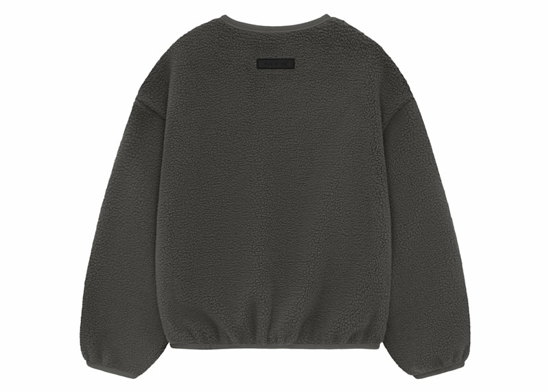 Fear of God Essentials Kids Polar Fleece Crewneck Ink Kids' - FW23 - US