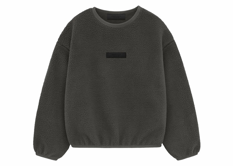 Fear of God Essentials Kids Polar Fleece Crewneck Ink Kids' - FW23 - US