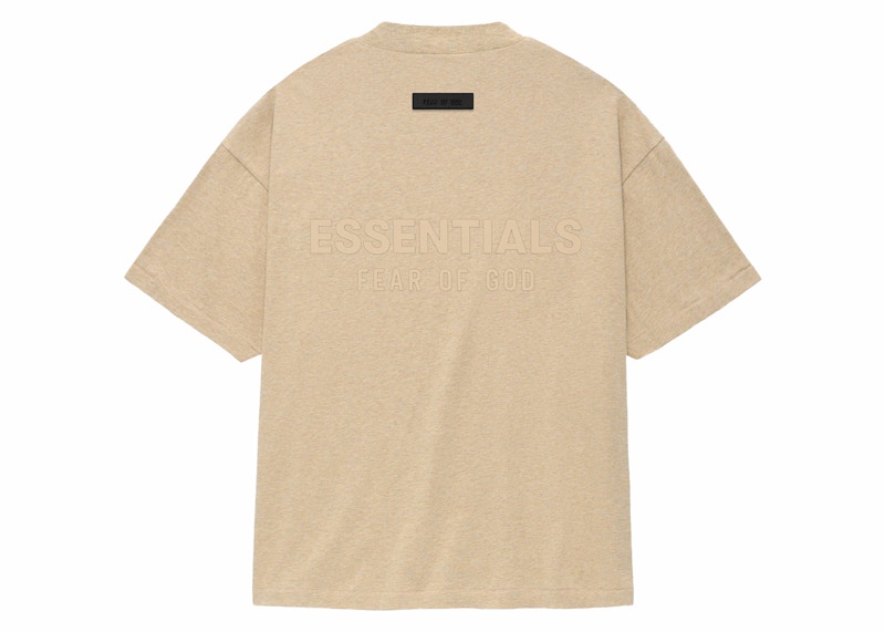 Fear of God Essentials Kids V-Neck Gold Heather Kids' - FW23 - US