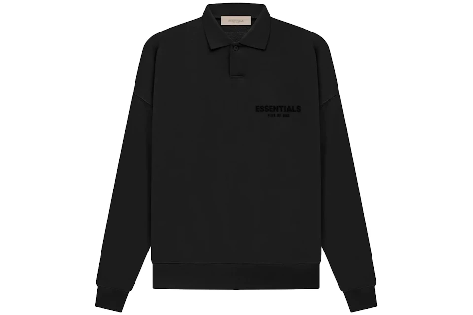 Fear of God Essentials LS Polo Stretch Limo - FW22 - CN Fear of God Essentials LS Polo Stretch Limo - FW22 - CN
