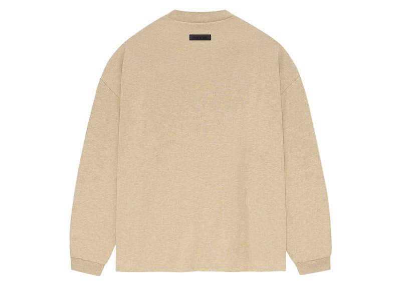Fear of God Essentials LS Tee Gold Heather Men's - FW23 - US