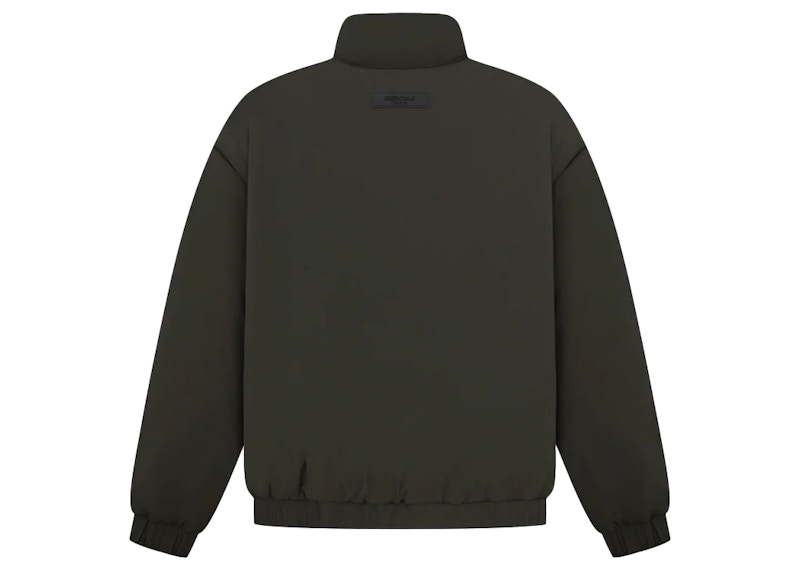 Fear of God Essentials Nylon Puffer Jacket Off Black Men's - SS23 - US