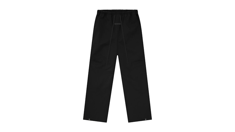 Fear of God Essentials Twill Work Pant Jet Black Men's - FW25 - US