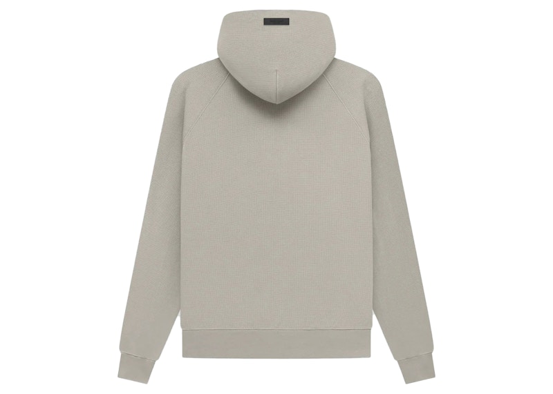 Fear of God Essentials Waffle Raglan Hoodie Seal Men's - SS23 - US