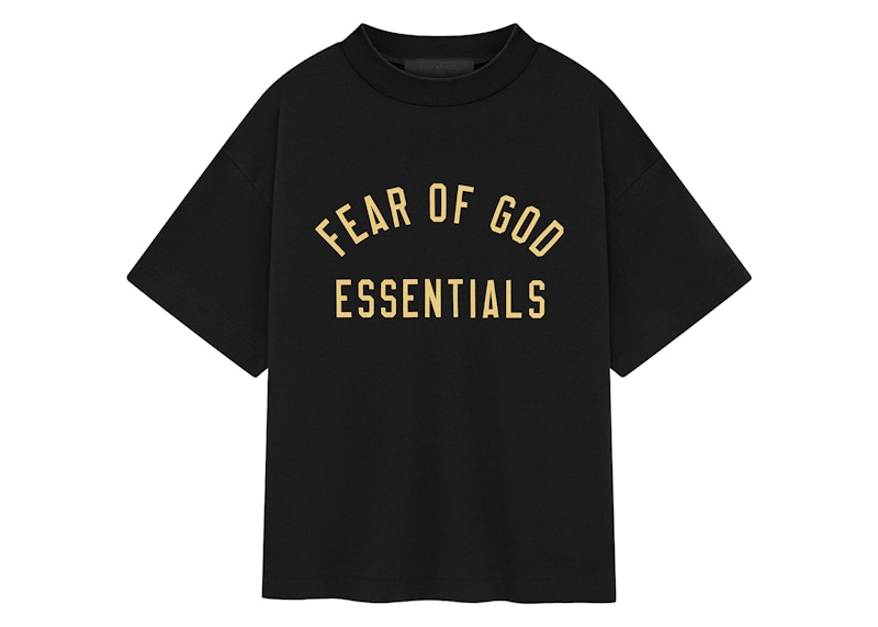 Fear of God Essentials Womens Tri-Blend Crewneck Tee Black - FW24 - US