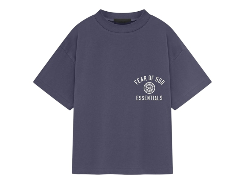 Fear of God Essentials Women's Tri-Blend Crewneck Tee Marine - FW24 - US