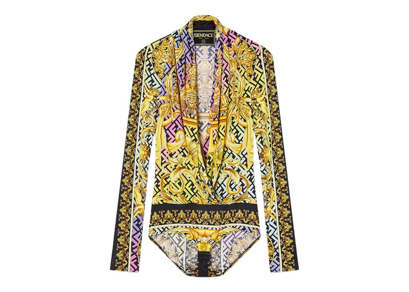 Fendi Fendace Baroque Bodysuit Gold/Multi - SS22 - US