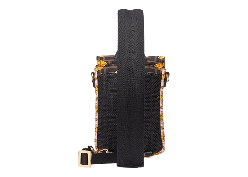 Fendi Fendace Fendiness Mini Backpack Multicolor in Polyamide/Polyester ...