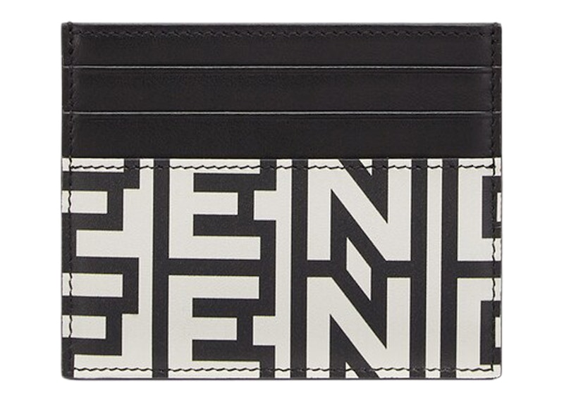 Fendi by Marc Jacobs Baguette Card Holder Two-Tone Leather Card Holder ...