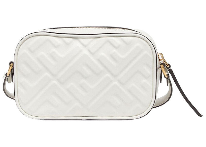 Fendi by Marc Jacobs Camera Case White Leather Mini Bag in Leather with ...