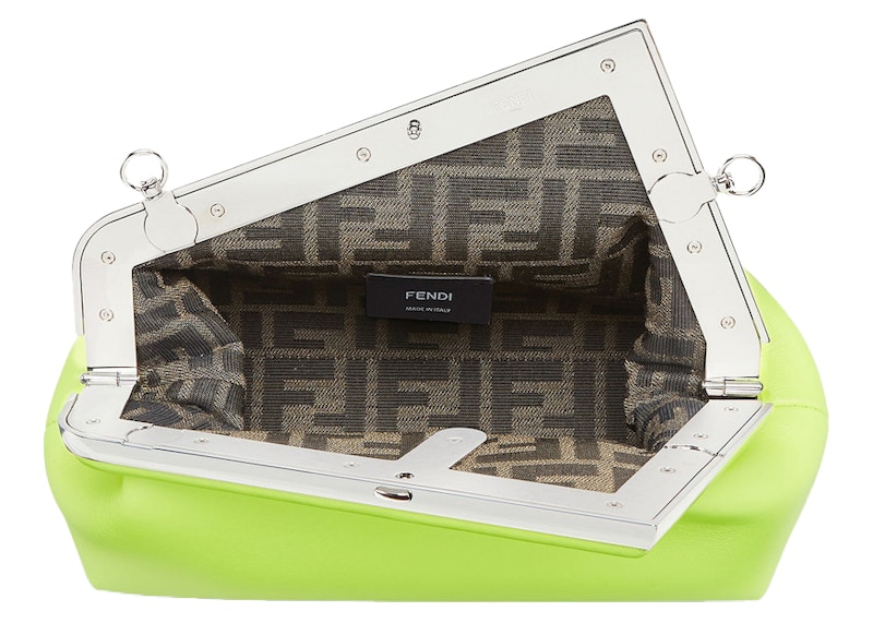 Fendi by Marc Jacobs Fendi First Small Neon Yellow Leather Bag in ...