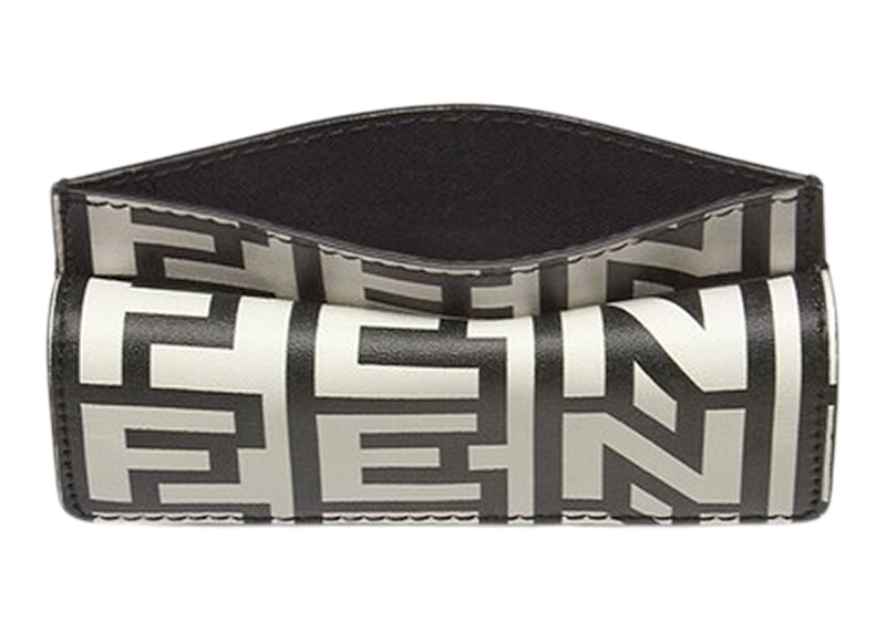Fendi by Marc Jacobs Fendi Roma Card Holder Two-Tone Nappa Leather Card ...