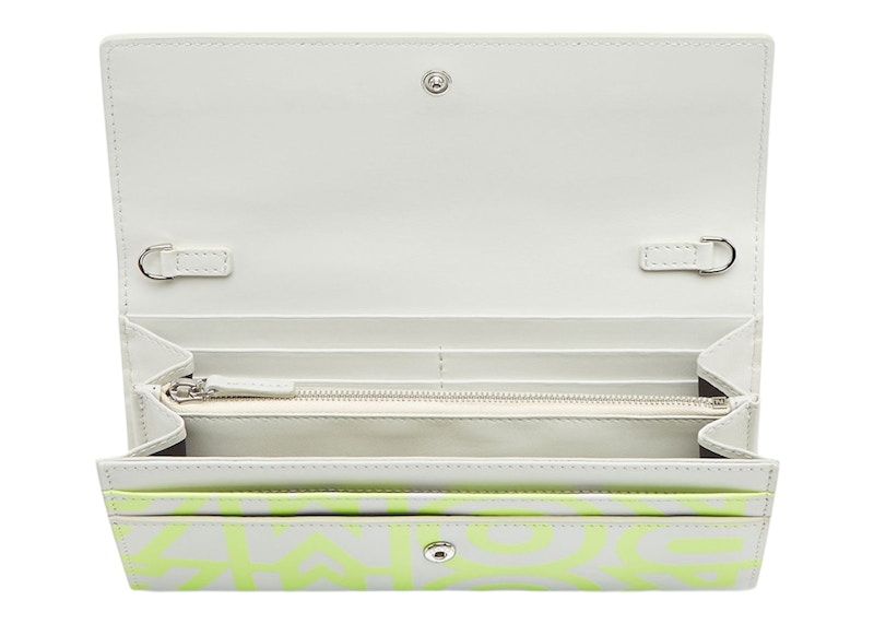 Fendi by Marc Jacobs Fendi Roma Continental with Chain White Leather ...