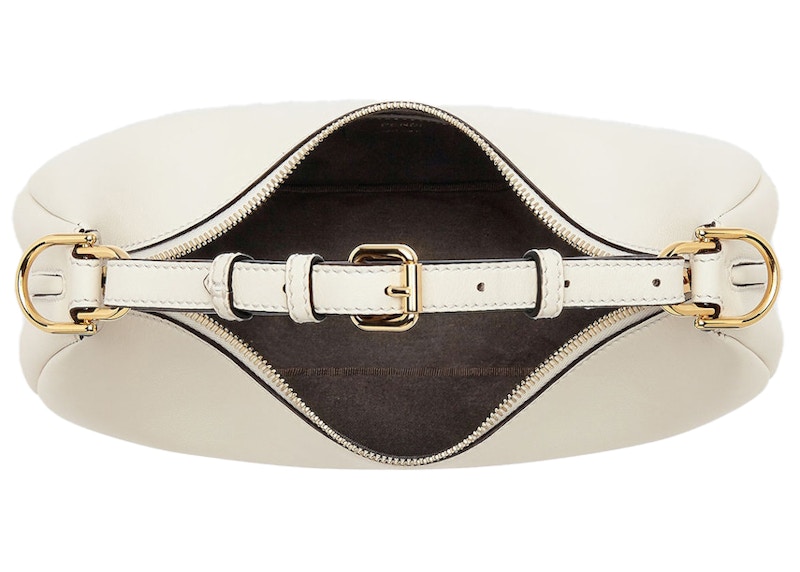 Fendi by Marc Jacobs Fendigraphy Small White Leather Bag in Leather ...