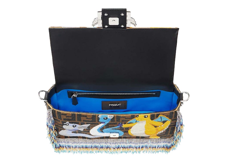 Fendi x FRGMT x Pokemon Beaded Bag Baguette Multicolor in Glass ...