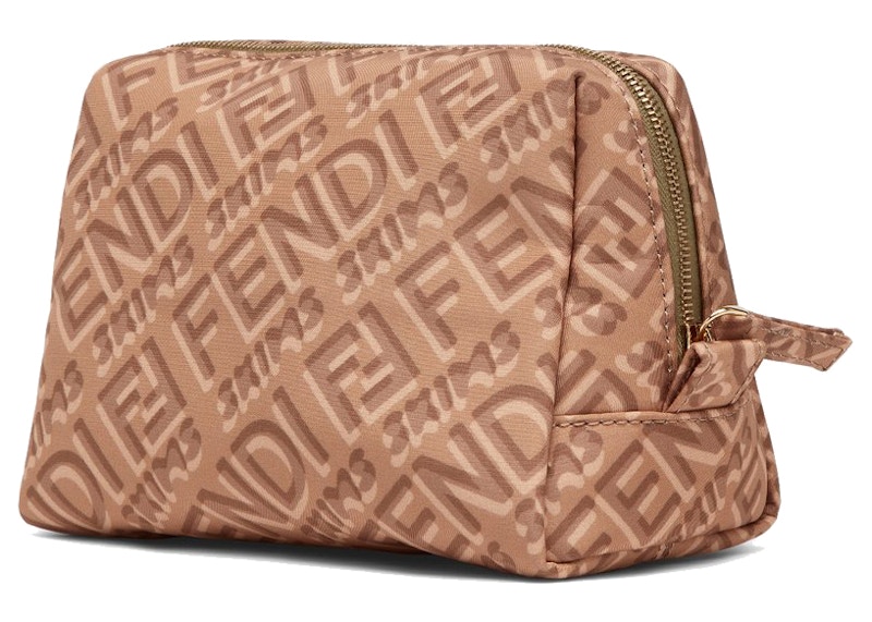 Fendi x SKIMS Beauty Pouch Small California in Nylon with Gold-tone - US